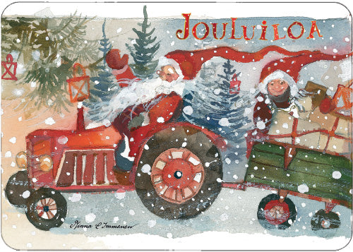 1-osainen joulukortti, Minna L. Immonen– Korttikauppa.fi