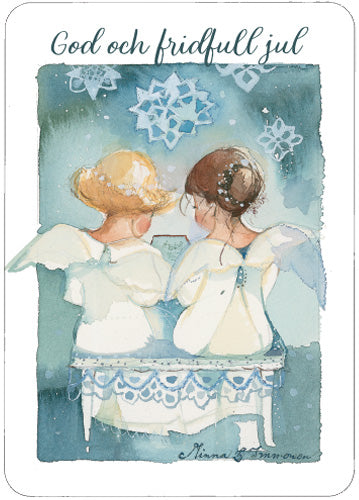 1-osainen joulukortti, ruotsinkielinen, Minna L. Immonen– Korttikauppa.fi