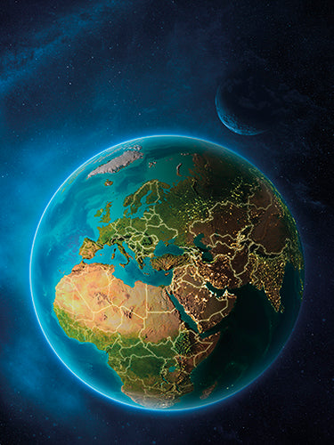 Juliste 60x80cm maapallo– Korttikauppa.fi