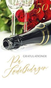 Dubbelt Grattiskort 50 År – Korttikauppa.fi